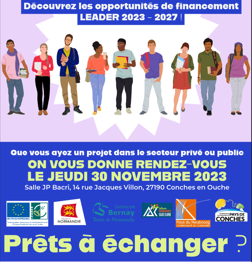 Ouverture de l'appel à projet LEADER : prêts à échanger ? - LEADER 2023 ...